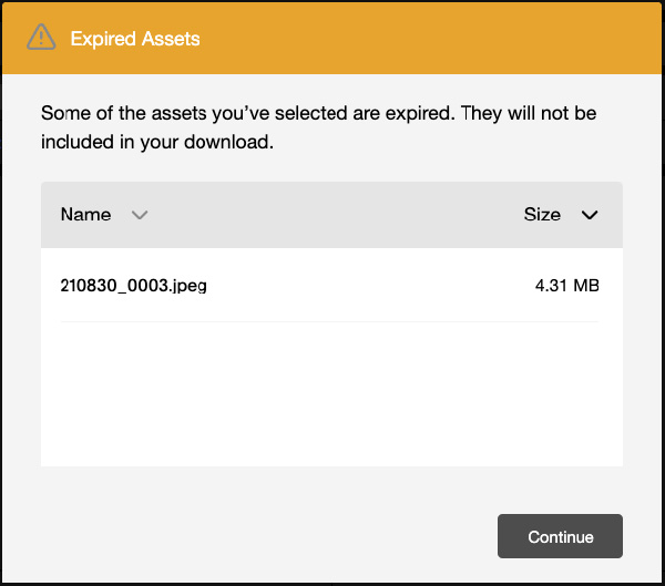 Asset Expiration Dates – globaledit Support