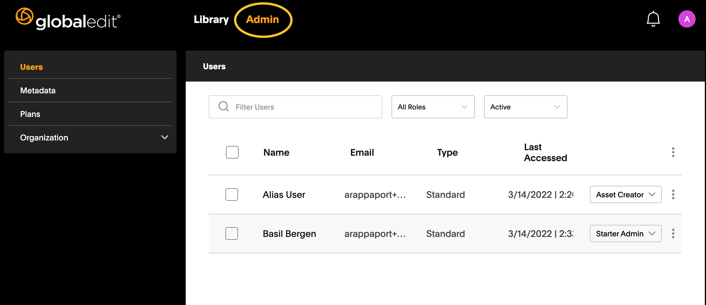 Getting Started: Roles & Permissions – globaledit Support
